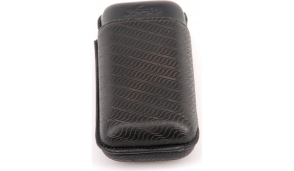 Davidoff cigar case R-2 leather black 3 | Free shipping