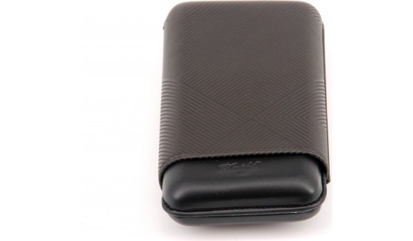 Davidoff cigar case XL-3 leather black leaf