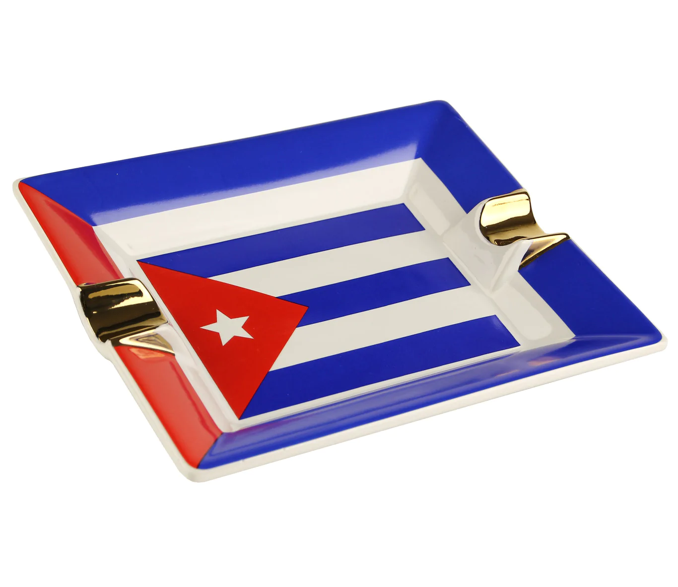 Ceramic Cigar Ashtray Cuban Flag | Buy online at lowest price